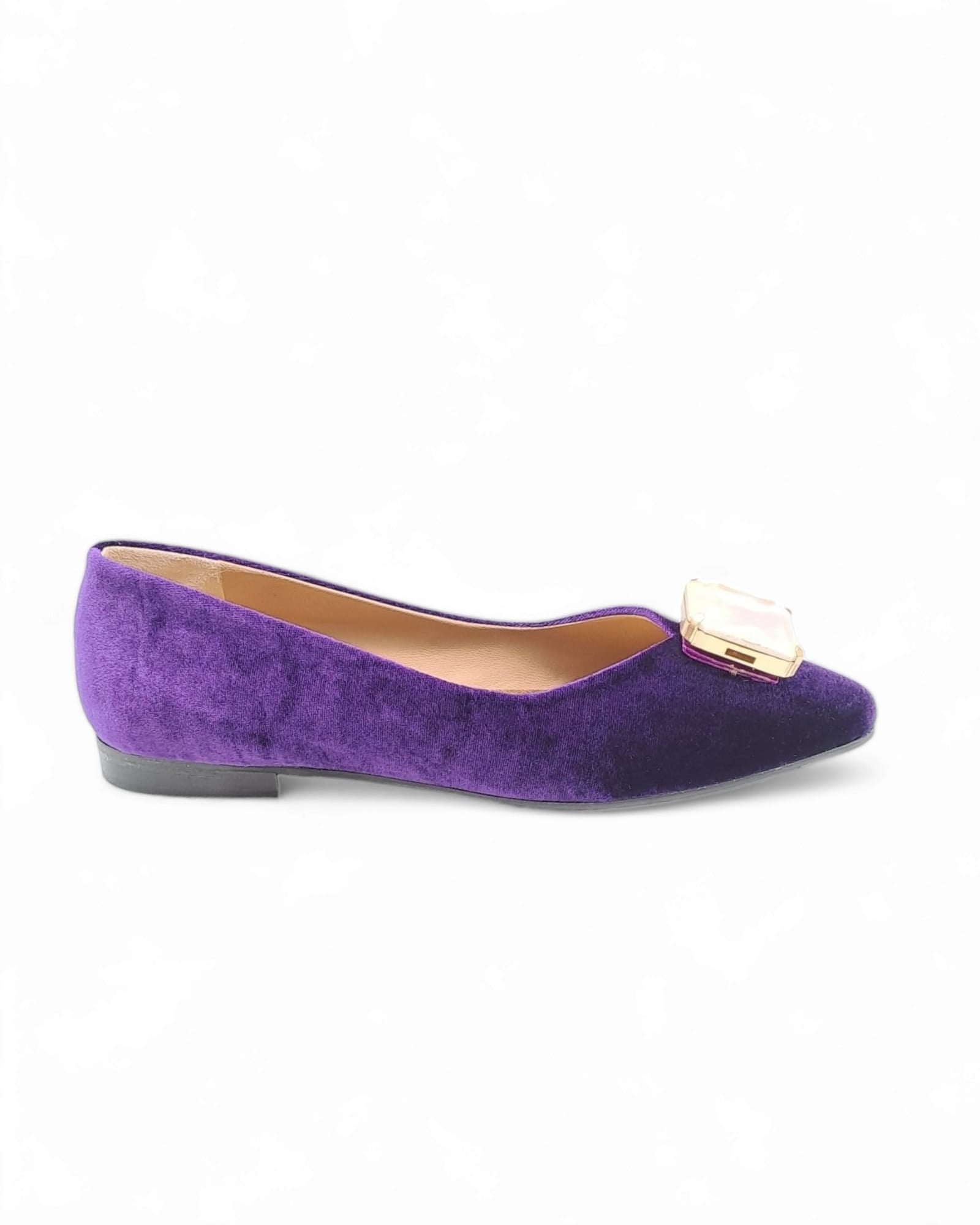 Ballerina Crystal Velluto Viola da Donna – ChiMar