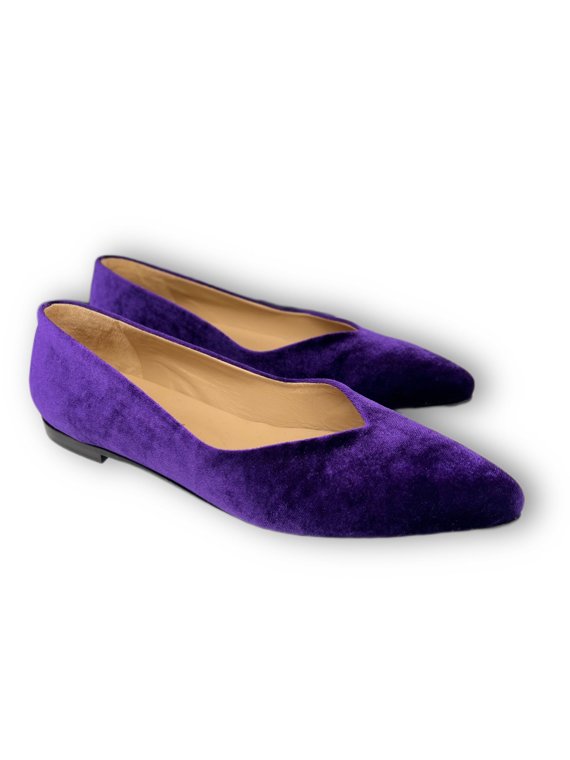 Ballerina V velluto viola – ChiMar